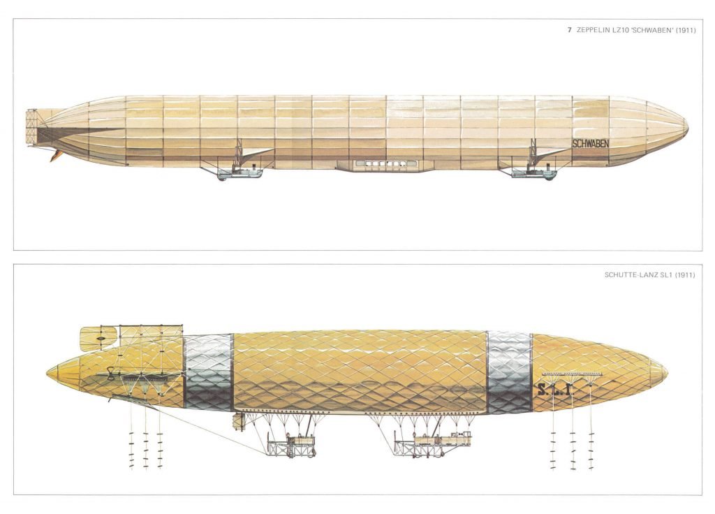 Zeppelin ZI X, 1914 & Zeppelin L30 Super-Zeppelin, 1916 – Hugh Evelyn ...
