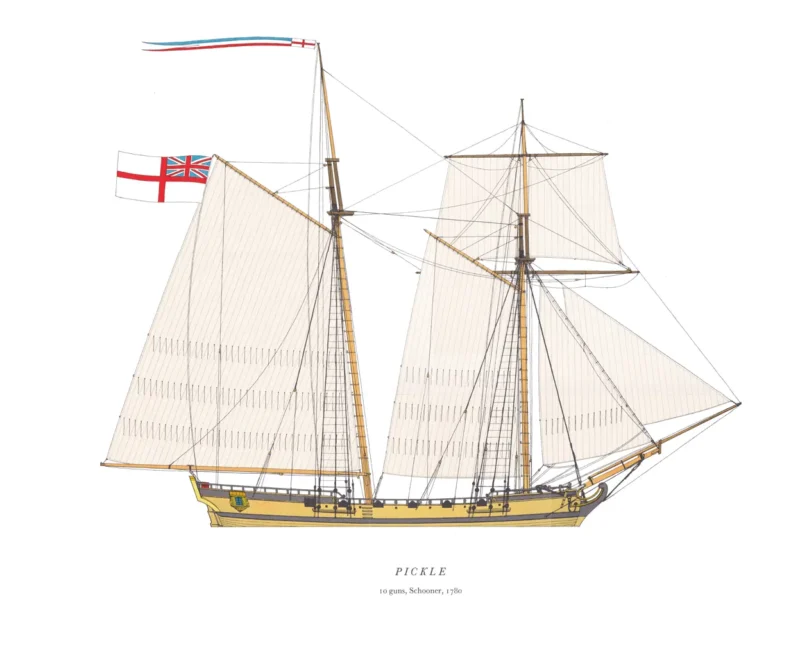 HMS Pickle, courier of joy and woe – Hugh Evelyn Prints